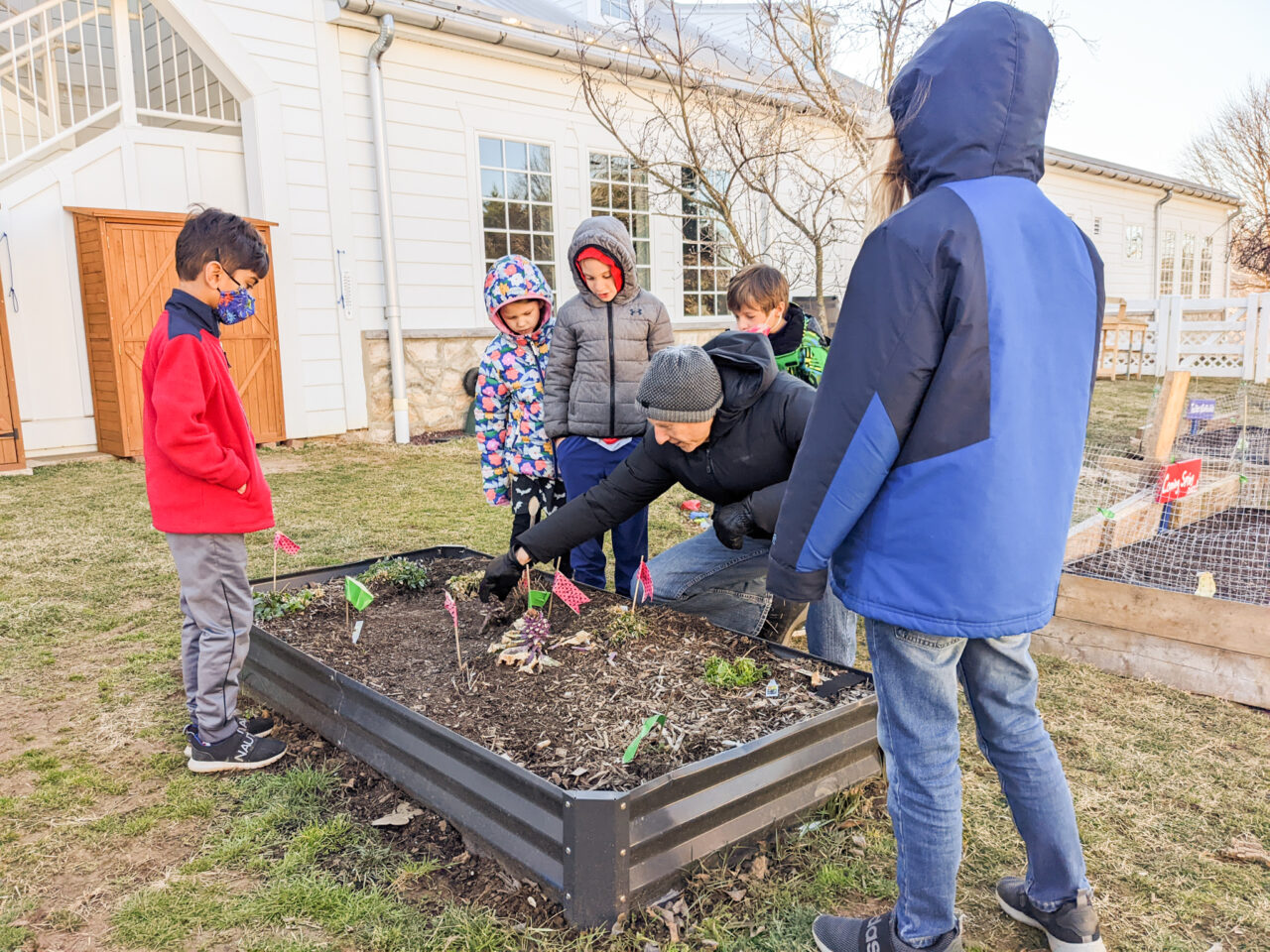 Winter in the Outdoor Environments - Greenspring Montessori School