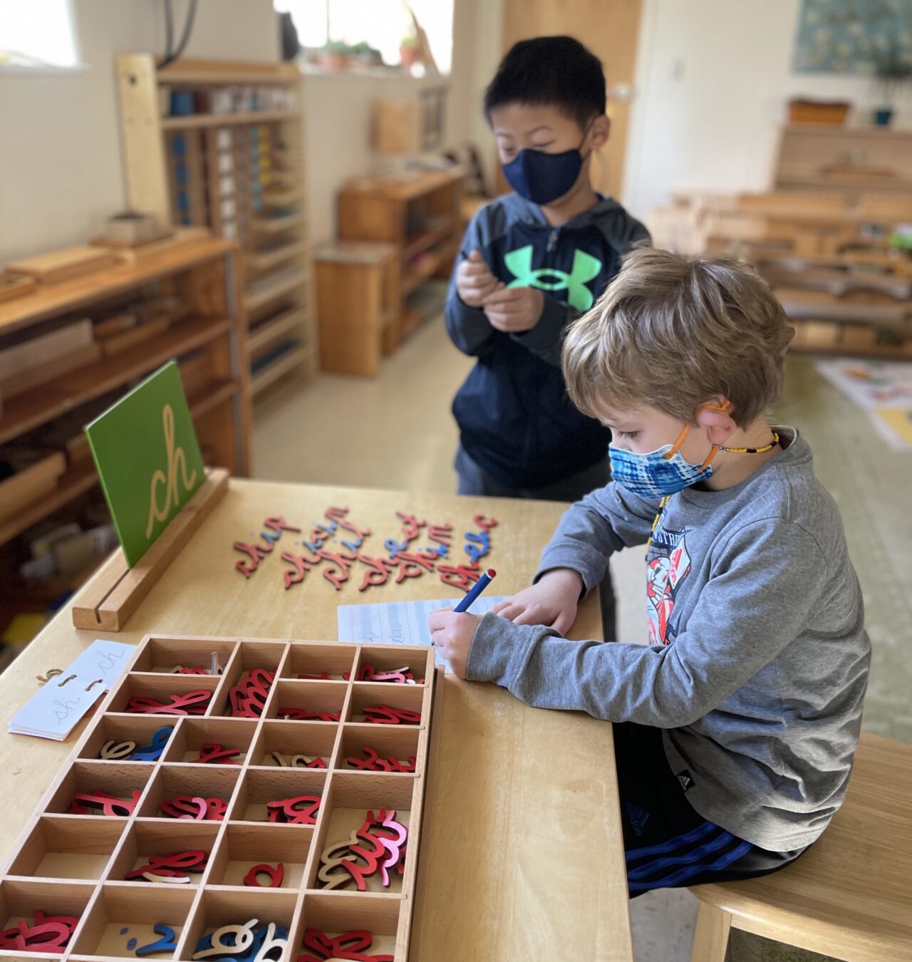 The Tactile Appeal of Sandpaper Letters & Numbers - Greenspring ...